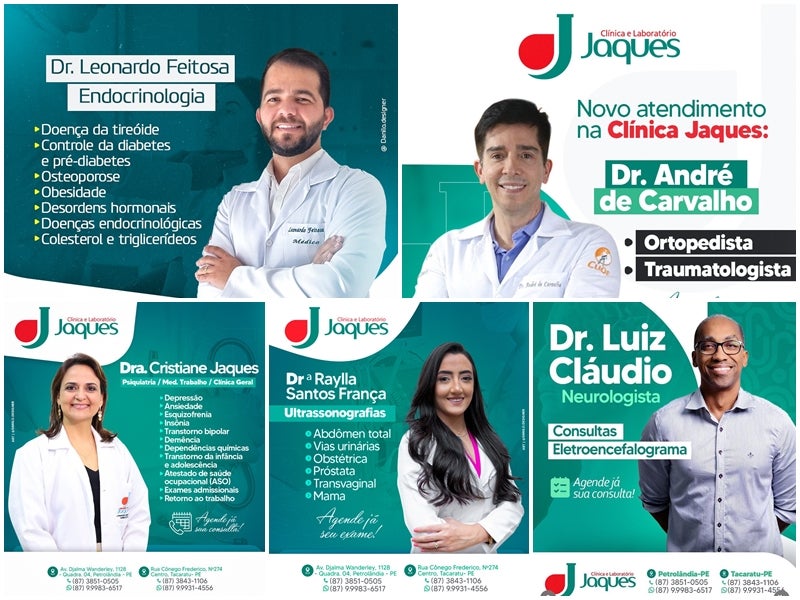 Agenda da Semana da Clínica e Laboratório JAQUES de Petrolândia-PE ...